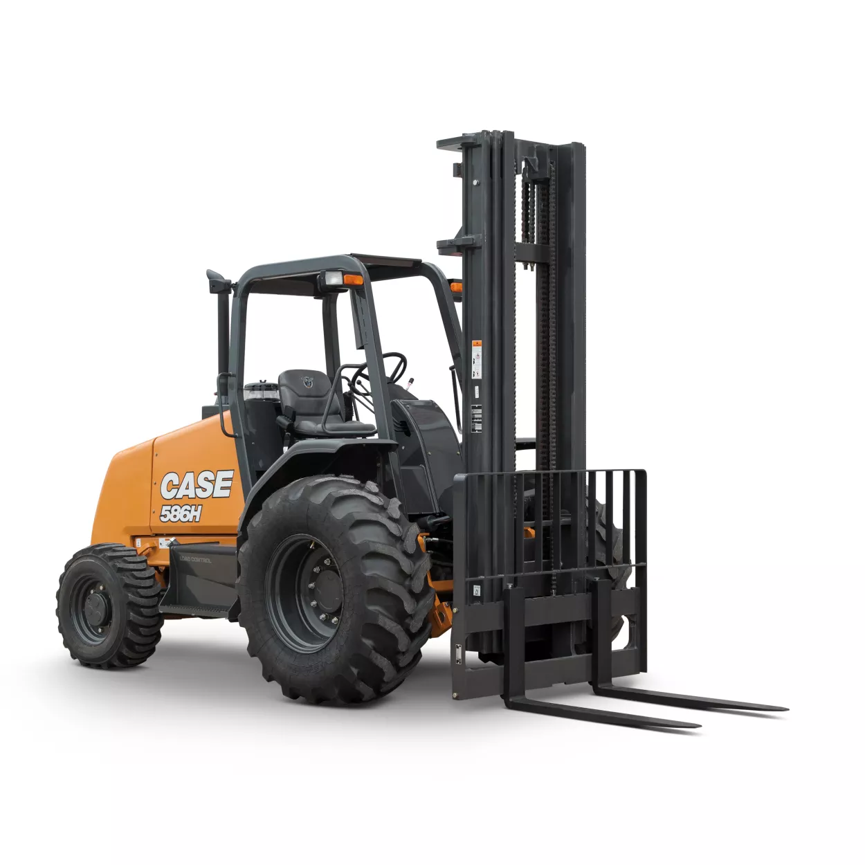 8,000 lb. Straight Mast Rough Terrain Forklift, 15-22 ft., 4WD Rental ...